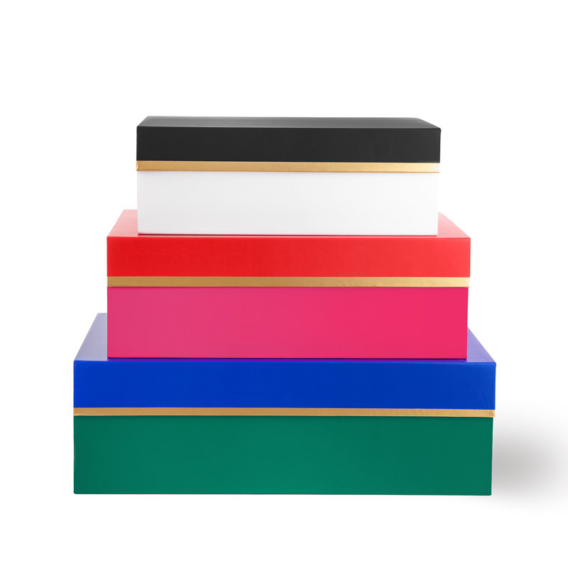 kate spade new york 3 Piece Nesting Boxes, Colorblock Set & Reviews ...
